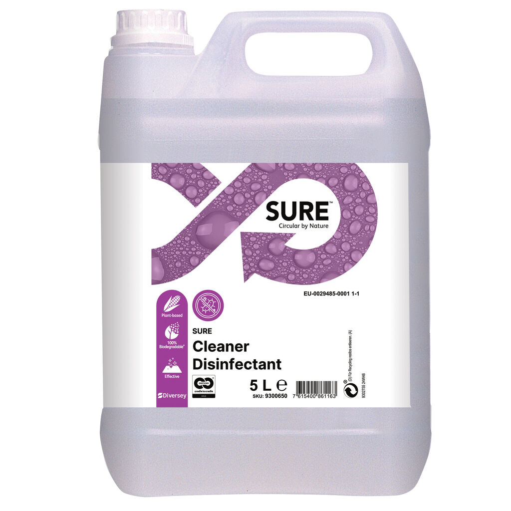 SURE Cleaner Disinfectant 2x5L - Nettoyant désinfectant liquide ...