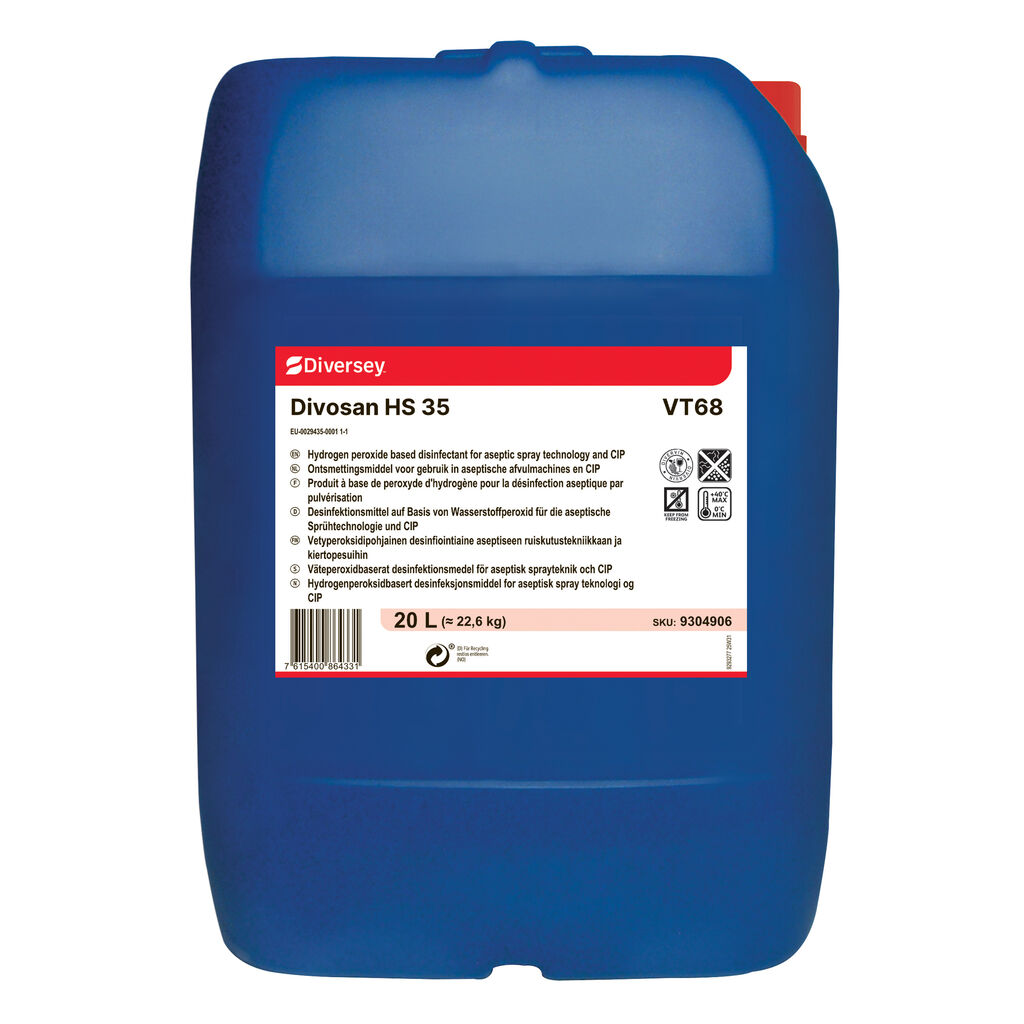 Divosan HS 35 VT68 20L - Desinfectiemiddel voor aseptische ...