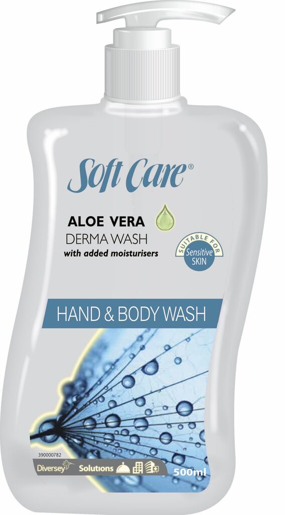 Soft Care Derma wash Aloe Vera Hand Wash 12x0.5L - Aloe Vera Hand Wash ...