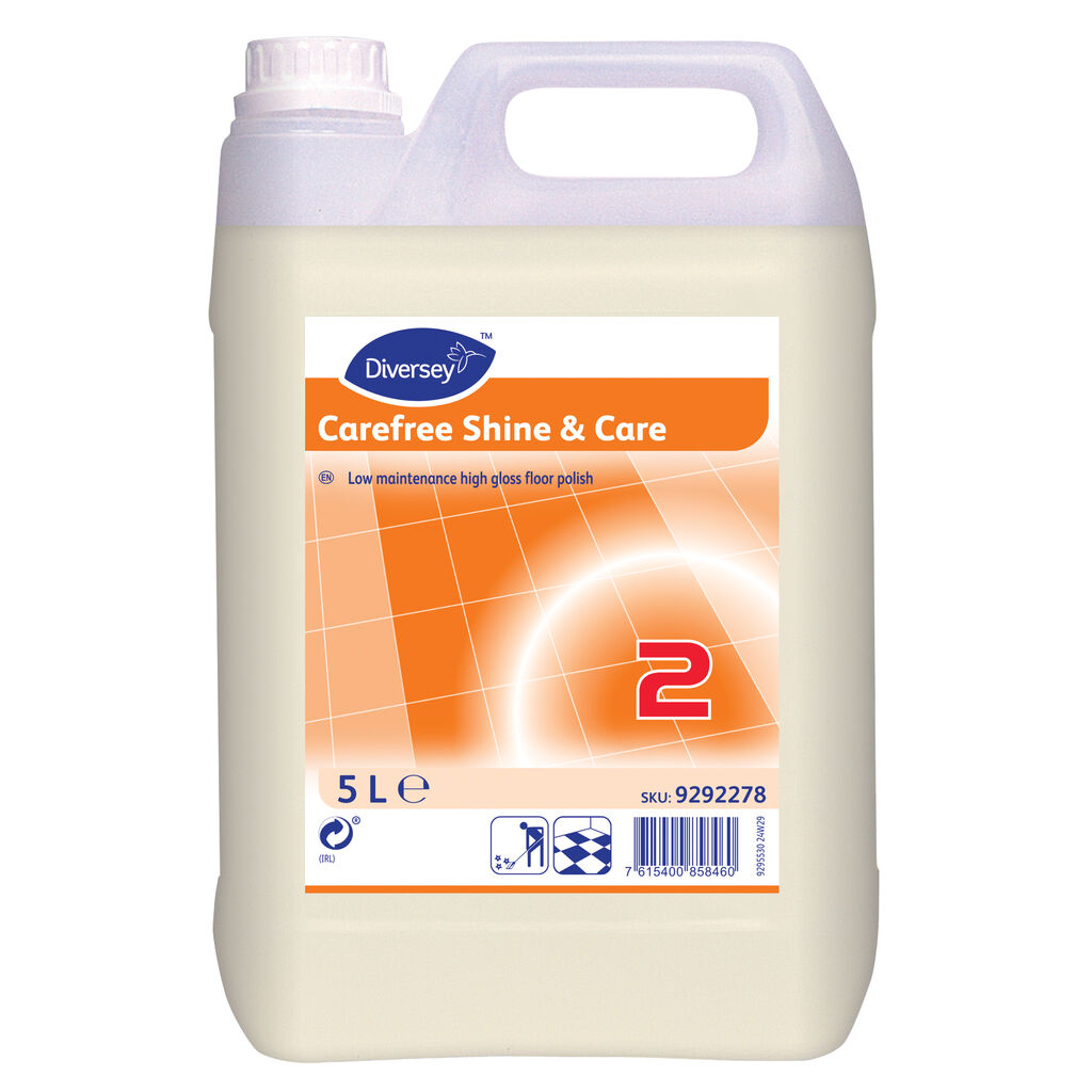 Carefree Shine & Care 2x5L - Alcohol resistant, floor polish | Solenis ...