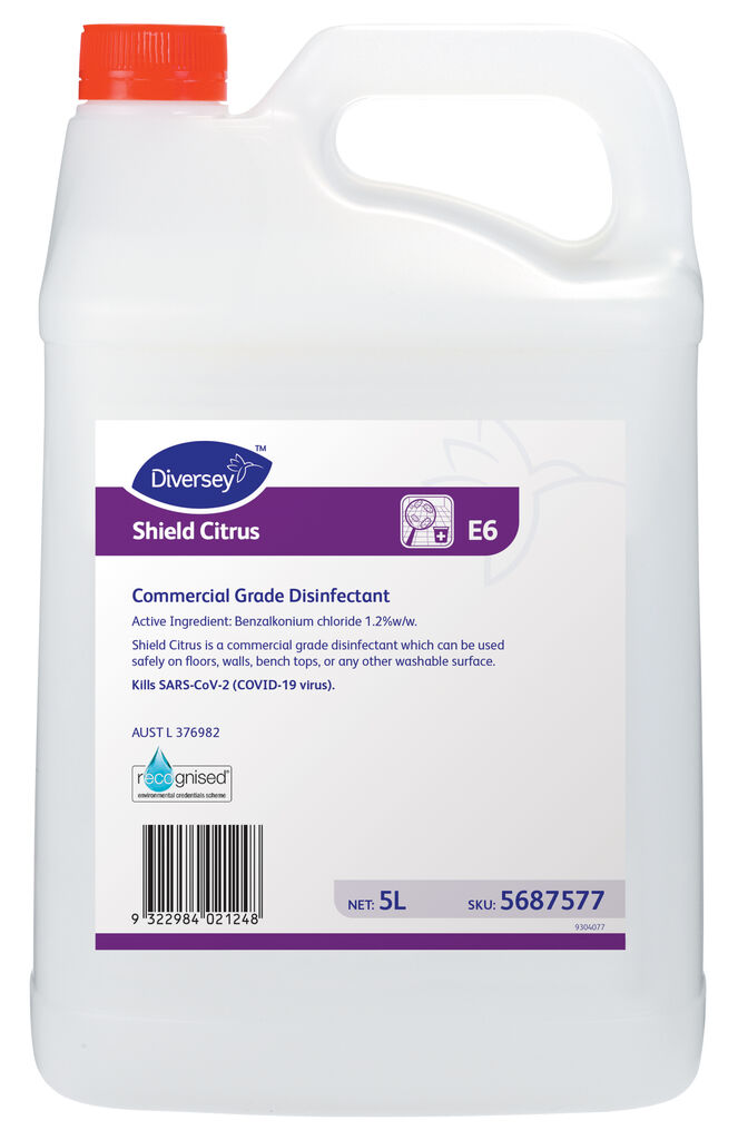 Shield Citrus 2x5L - Commercial Grade Disinfectant Cleaner | Solenis ...