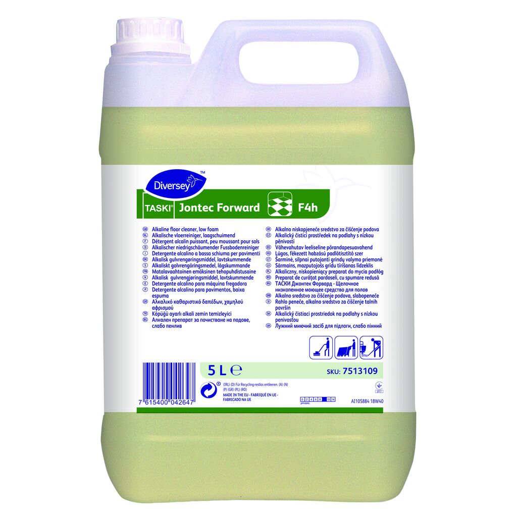 TASKI Jontec Forward F4h 2x5L - Alkaline floor cleaner, low foam ...