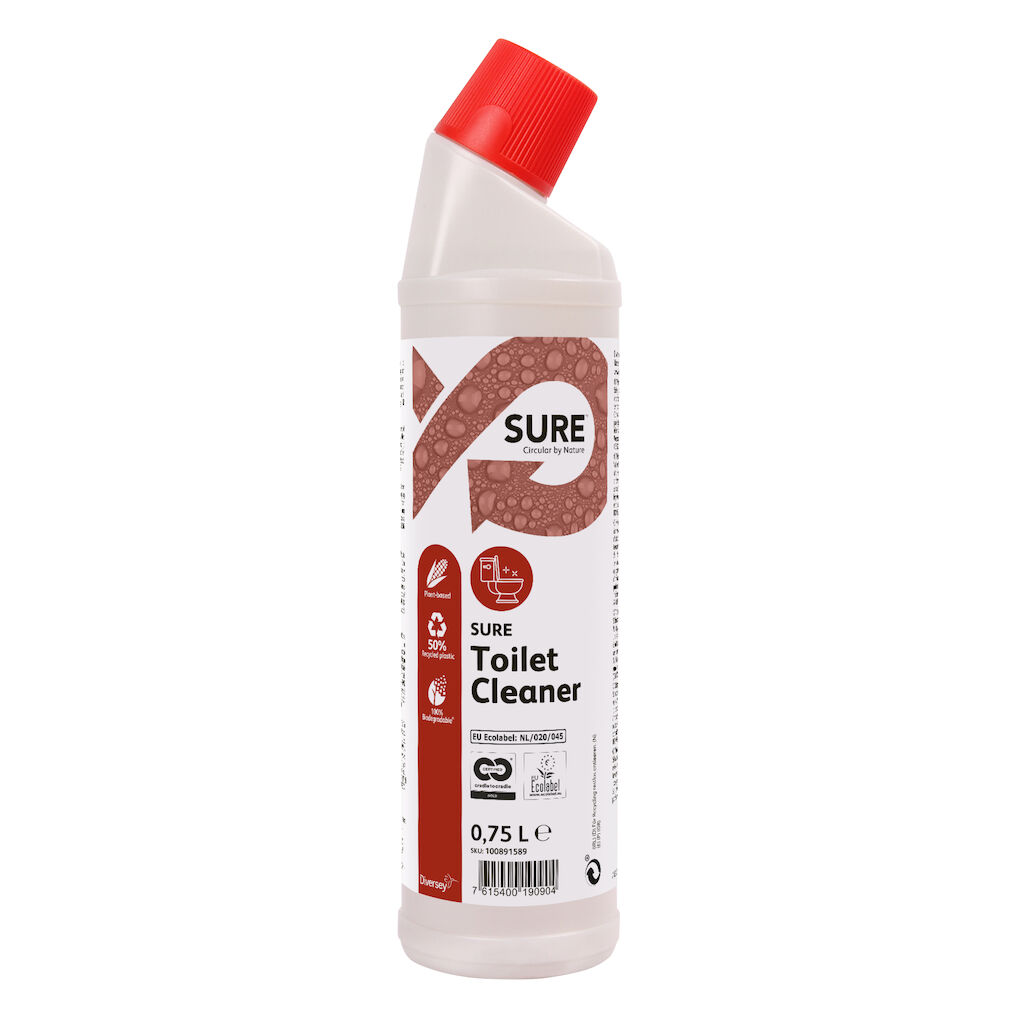 SURE Toilet Cleaner 6x0.75L - Toilet and urinal cleaner | Solenis Products