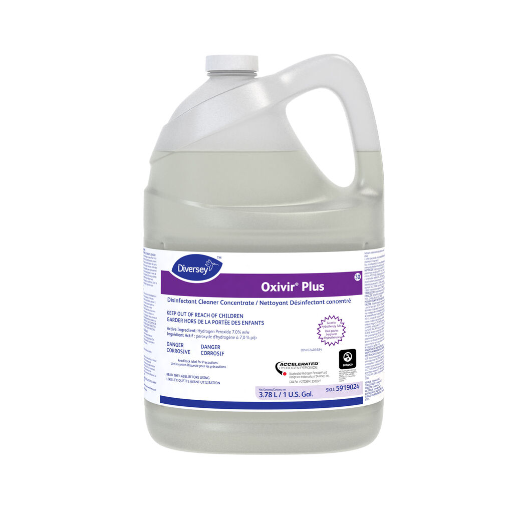 Oxivir® Plus Disinfectant Cleaner Concentrate 30, 1gal, 4/CT ...