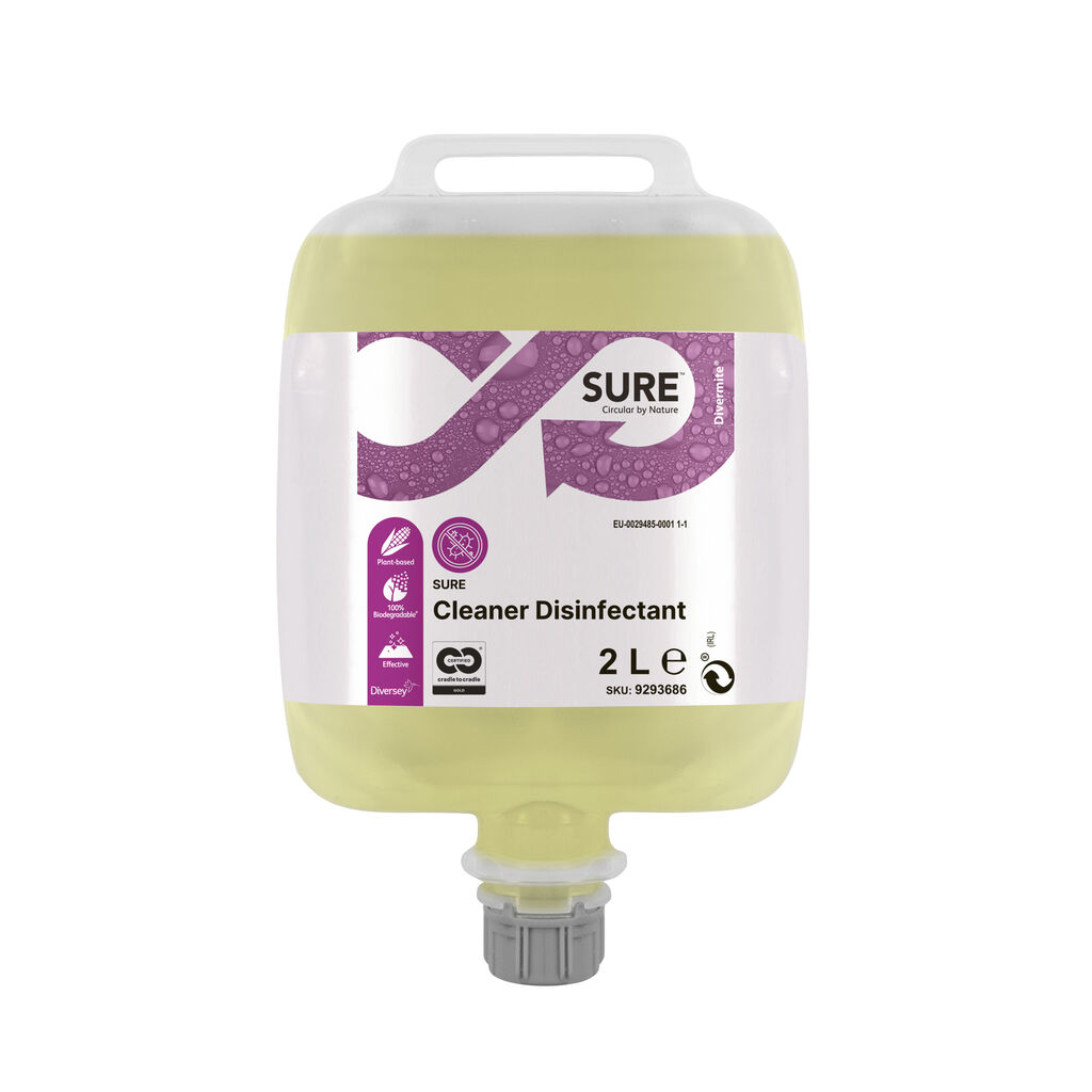 SURE Cleaner Disinfectant 3x2L - Concentrated Cleaner Disinfectant ...