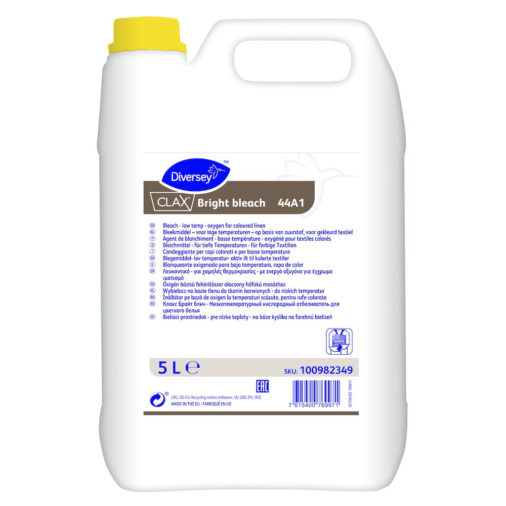 Clax Bright bleach 44A1 2x5L - Agent de blanchiment oxygéné pour lavage ...