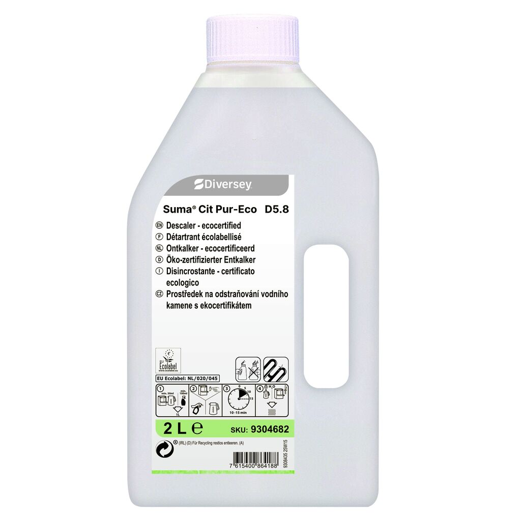 Suma Cit Pur-Eco D5.8 6x2L - Reiniger Ontkalker - ecocertificaat ...