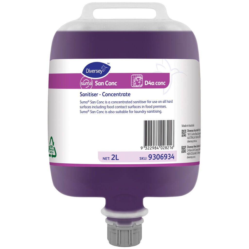 Suma San conc D4a conc 3x2L - Sanitiser -Concentrate | Solenis Products