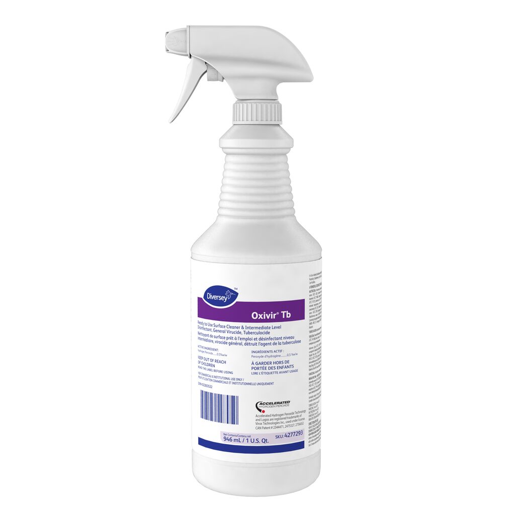 Oxivir® Tb RTU, 946ml, 12/CT - Ready to Use Surface Cleaner ...